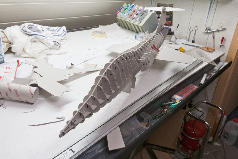 A big Zipper: TF-104G 27+05, basic fuselage structure complete - Works ...